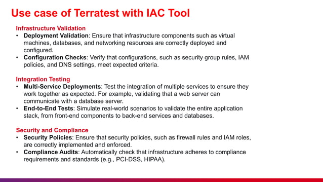 Terratest Automation Testing Of Infrastructure Pptx Cloud Computing Internet