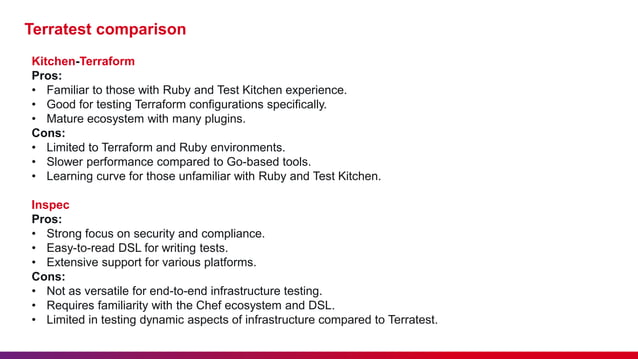 Terratest Automation Testing Of Infrastructure Pptx Cloud Computing Internet