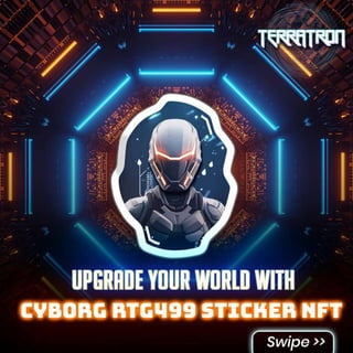 Terratron SciFi NFT Stickers Cyborg RTG499 | PDF