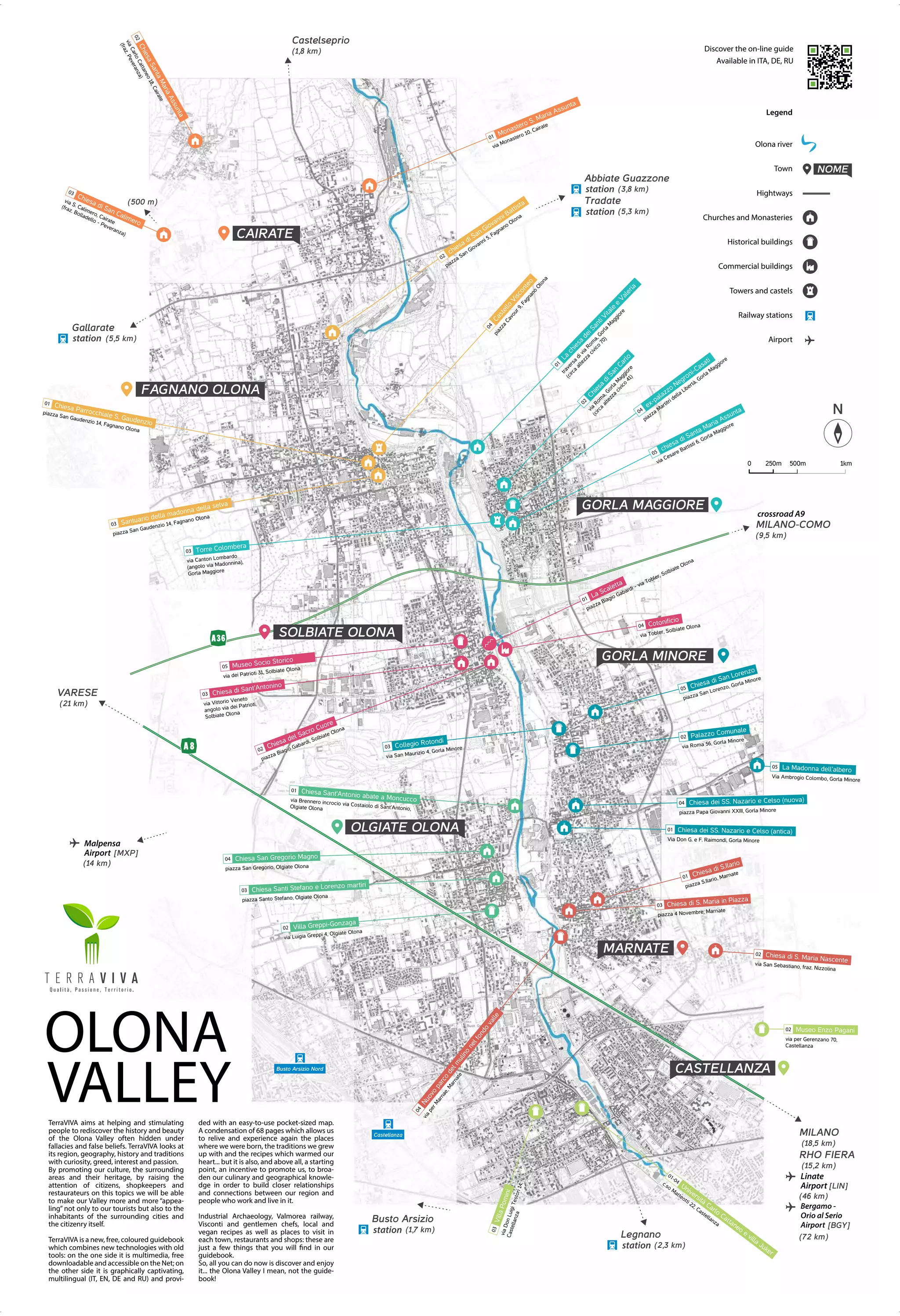 Olona Valley Terraviva Map en | PDF | Bars & Restaurants | Attractions