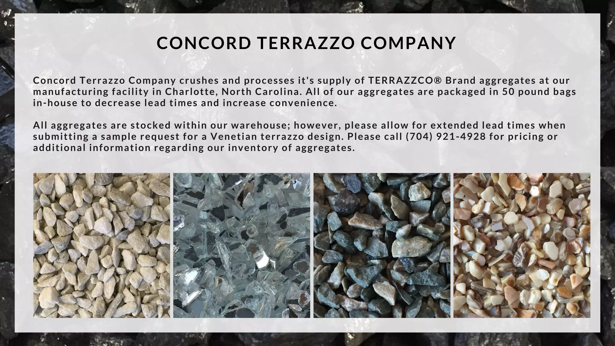 Terrazzo Aggregate: Chip Size Guide | PDF
