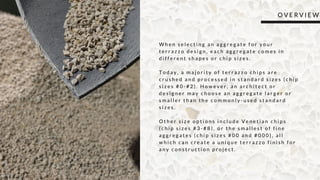 Terrazzo Aggregate: Chip Size Guide | PDF