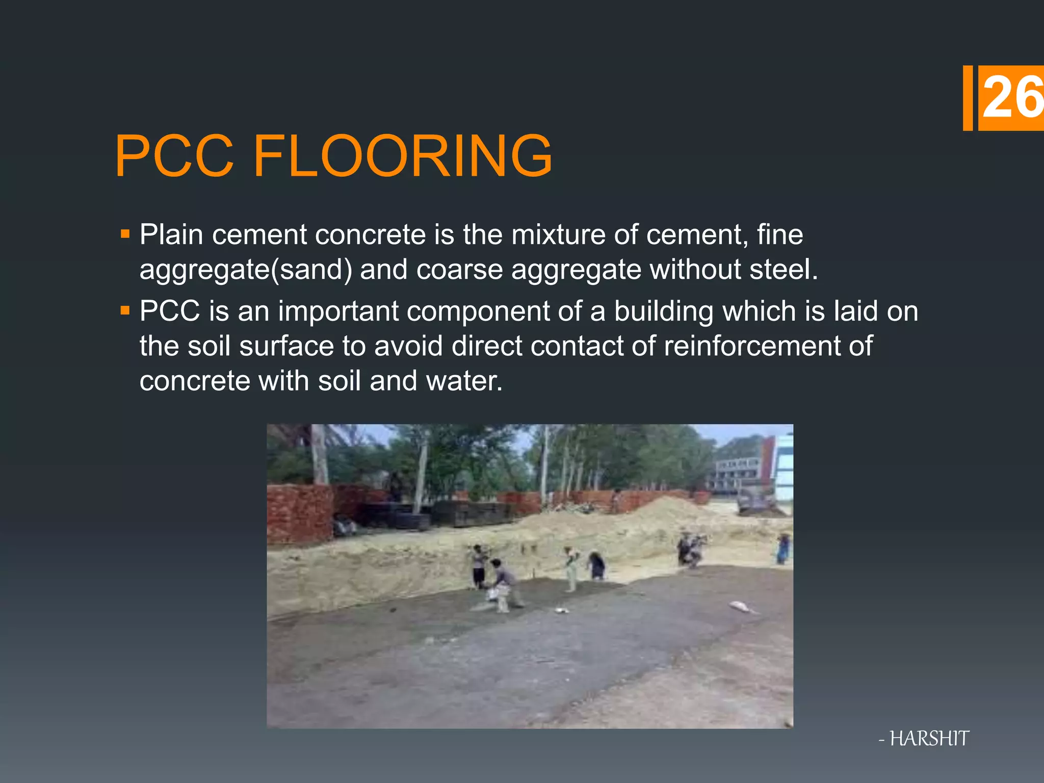 Terrazzo flooring and PCC flooring | PPTX