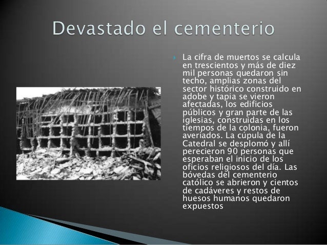 Popayan Earthquake