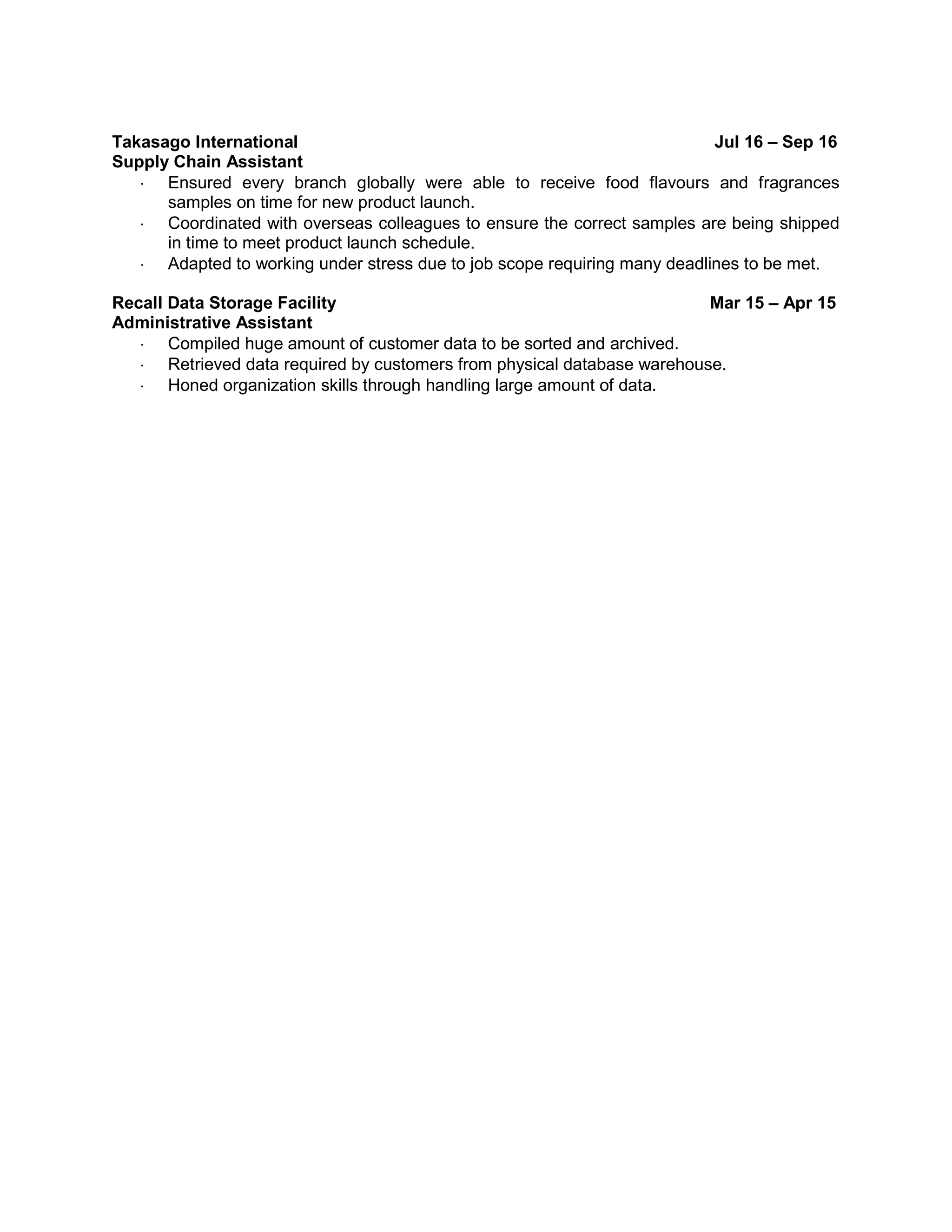 Terrence official resume | PDF