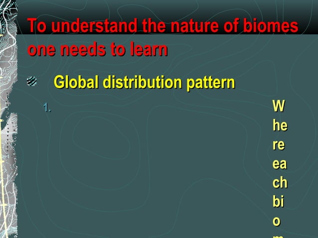 Terrestrial biomes | PPT