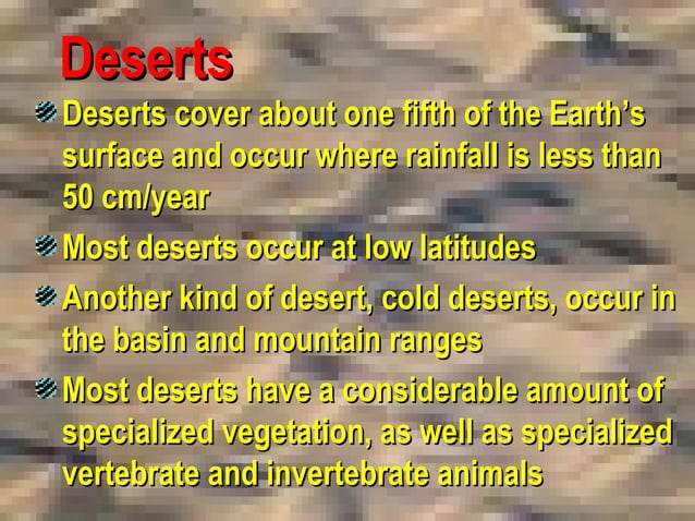 Terrestrial biomes | PPT