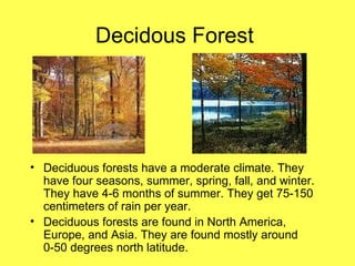 Terrestrial Biomes | PPT