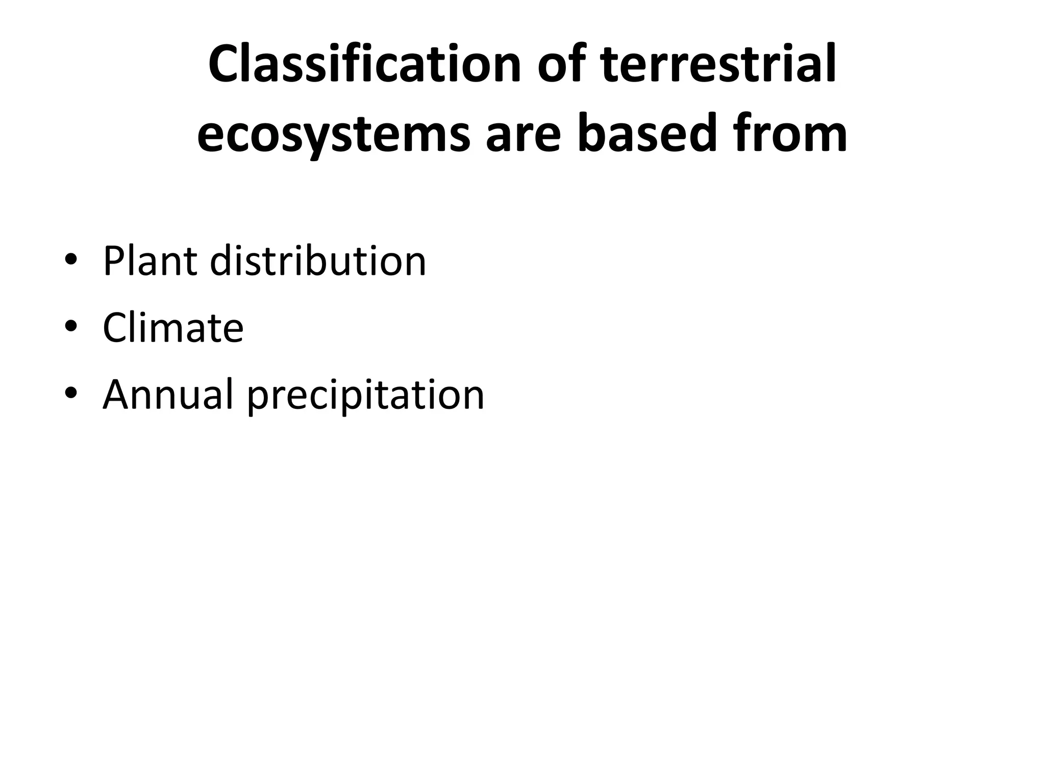 Terrestrial biomes | PPTX