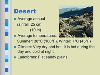 Terrestrial Biomes | PPT