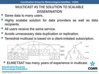 Pilot of terrestrial data dissemination of high volume data - EUMETCast User Forum 2014 | PPT