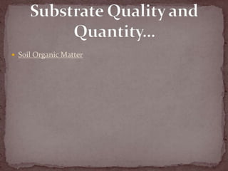 Terrestrial decomposition | PPTX | Chemistry | Science