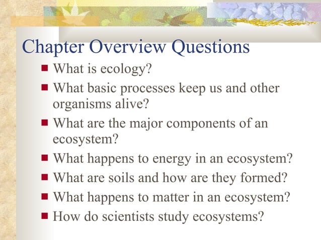 Terrestrial Ecology Notes1 | PPT