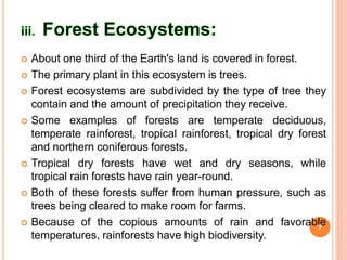 Terrestrial ecosystem | PPTX