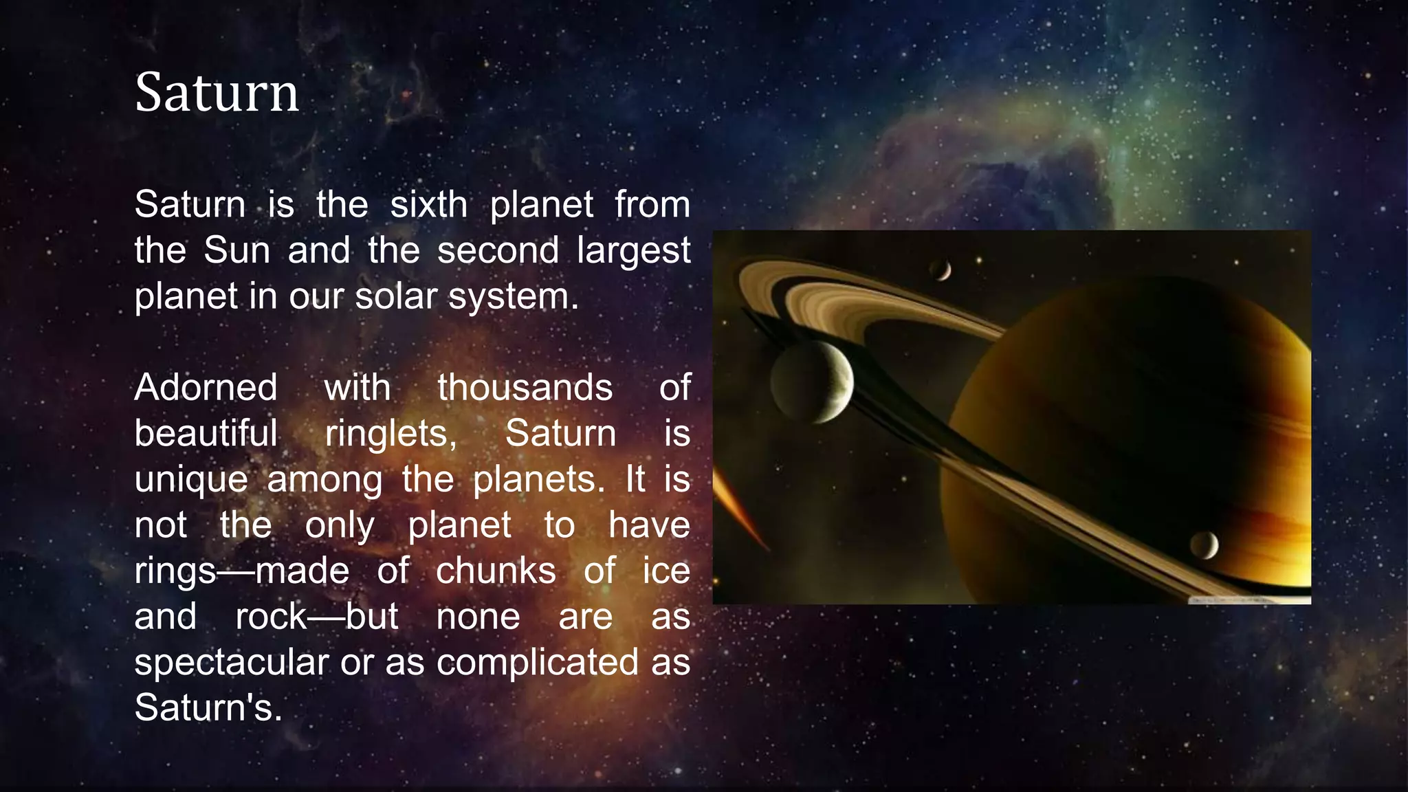 Terrestrial & Jovian Planets | PPTX