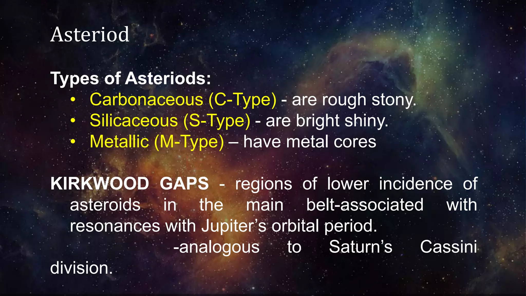 Terrestrial & Jovian Planets | PPTX