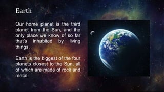 Terrestrial & Jovian Planets | PPTX