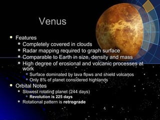 a page for ppt on terrestrial planets grade 6 | PDF