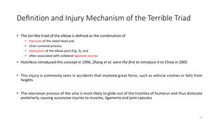 Terrible triad of the Elbow | PDF