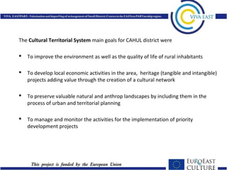Territorial cultural systems - cahul (republic of moldova)_m. ajder, c. preda | PPT