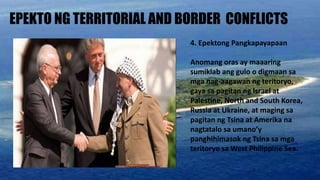 Territorial dispute and border conflicts | PPTX