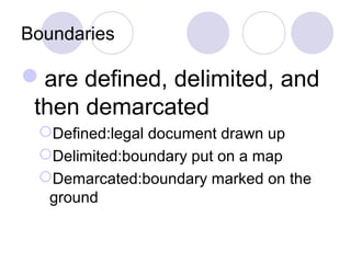 Territorial Morphology | PPT