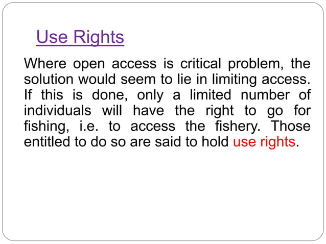 Territorial use rights | PPT