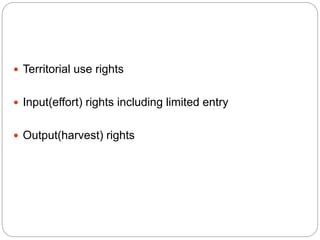 Territorial use rights | PPTX