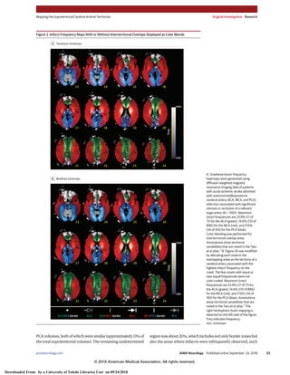 Territorios arteria cerebral. Neurología | PDF