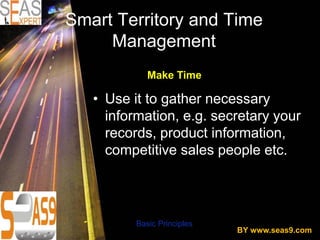 TIME & TERRITORY MANAGEMENT | PPTX