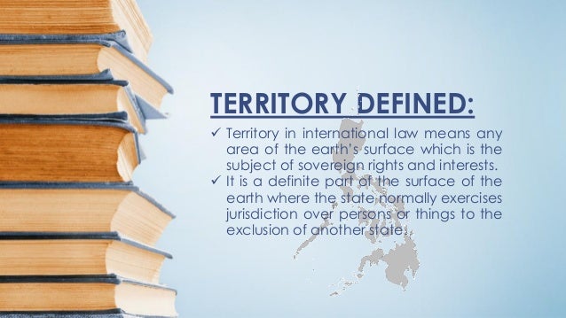 Territory of States -- International Law