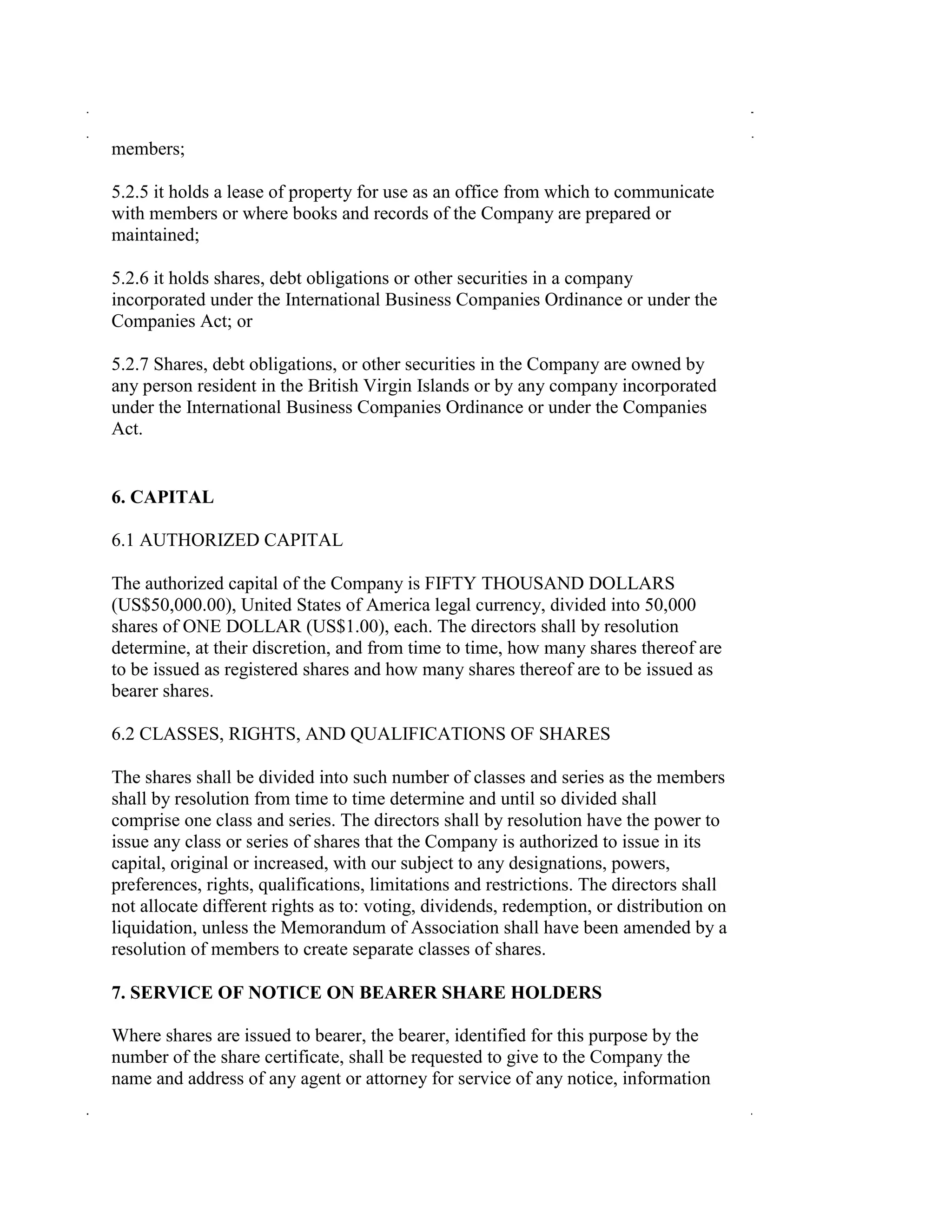 Territory of the british virgin islands moa | DOCX