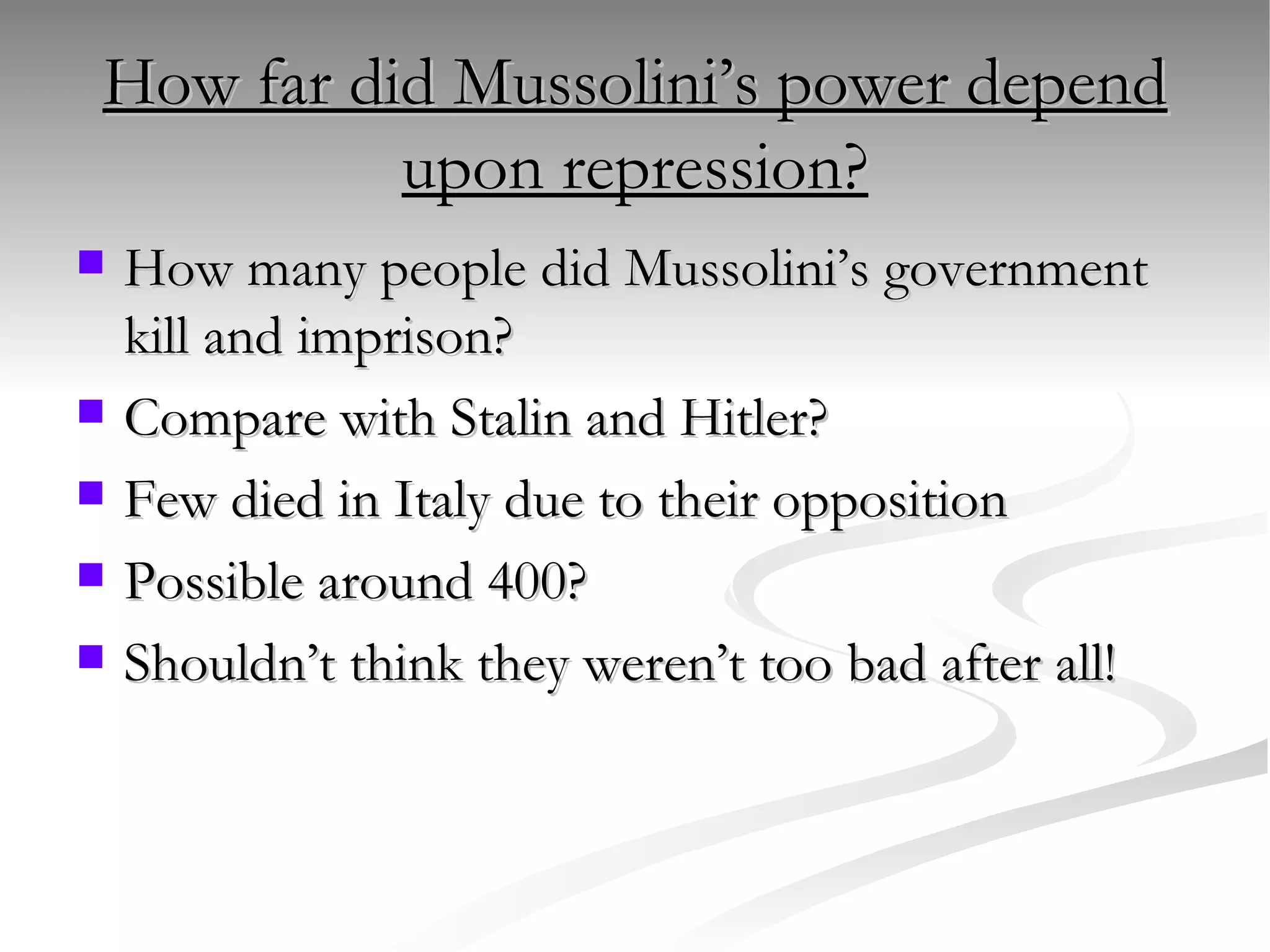 Terror And Repression | PPT | Terrorism | Sensitive Topics