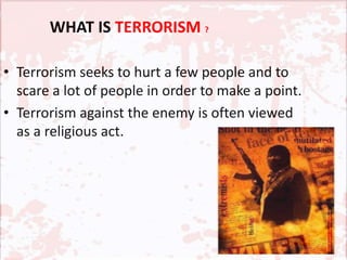 Terrorism | PPTX
