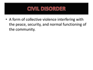 Terrorism-Causes and Types | PPTX