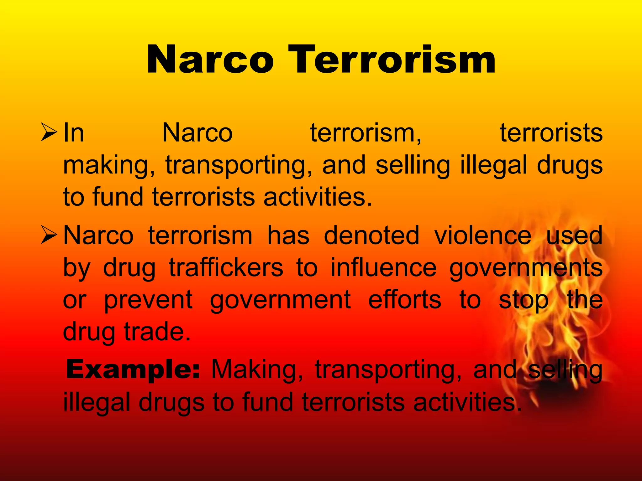 Terrorism | PPTX | Terrorism | Sensitive Topics