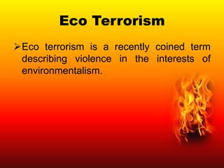 Terrorism | PPTX