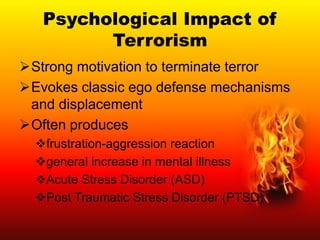Terrorism | PPTX | Terrorism | Sensitive Topics