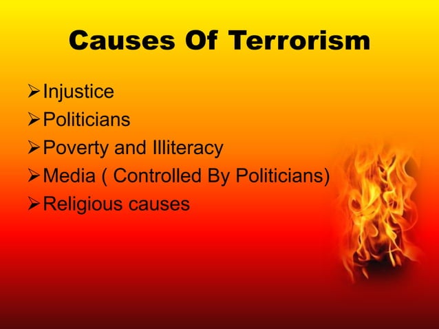 Terrorism | PPTX | Terrorism | Sensitive Topics