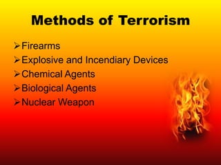 Terrorism | PPTX