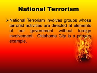 Terrorism | PPTX