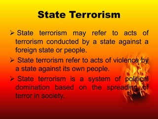 Terrorism | PPTX