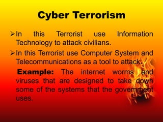 Terrorism Type, Nature, and Prevention | PDF