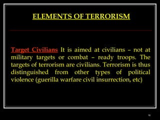 Terrorism | PPT