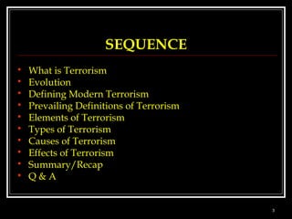 Terrorism | PPT