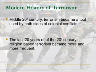 Terrorism | PPT