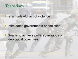 Terrorism | PPT