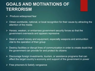 Terrorism | PPTX