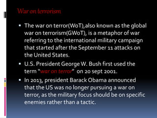 Terrorism | PPTX
