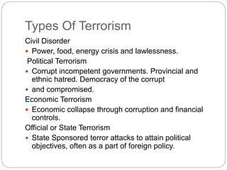 Terrorism | PPTX